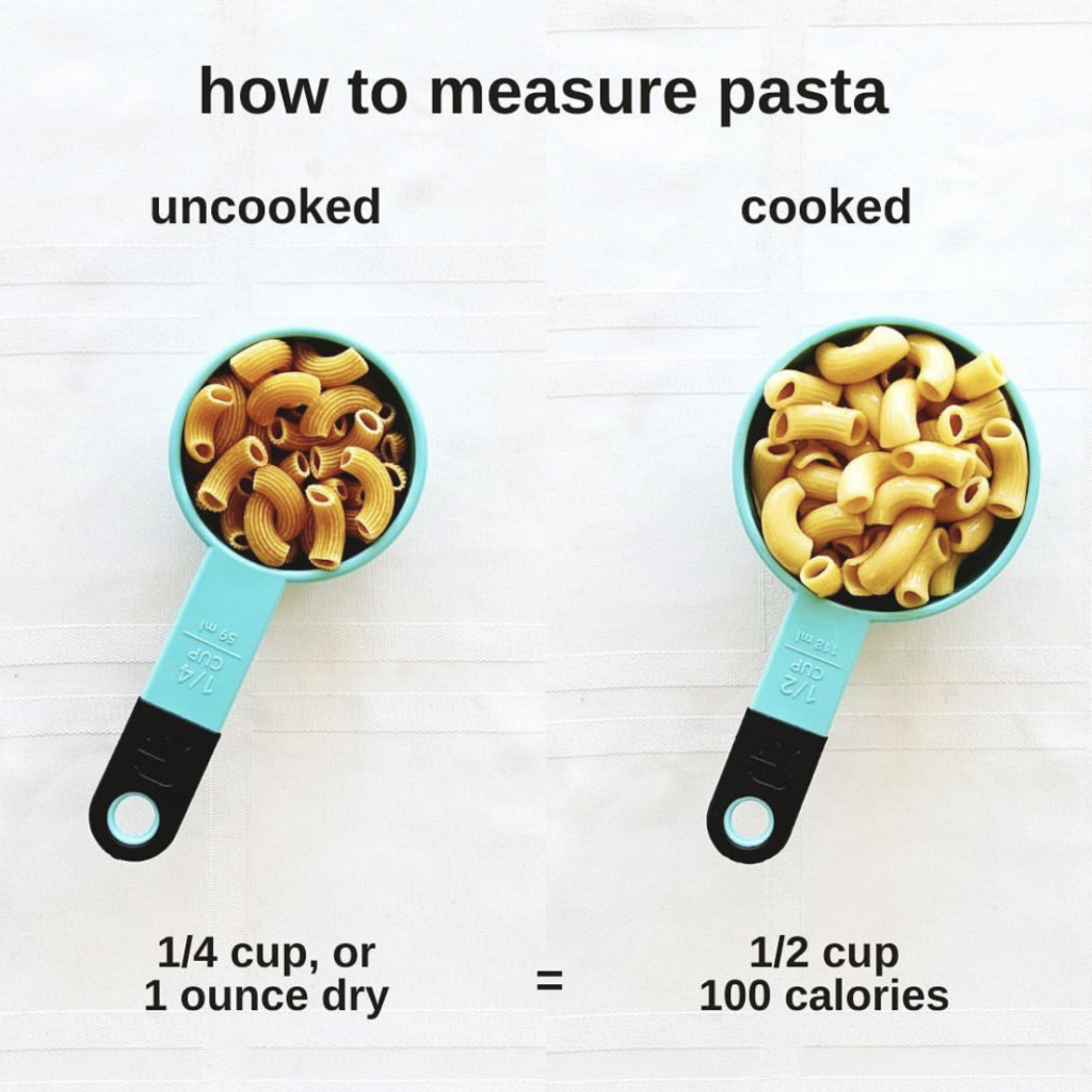 Uncooked Vs Cooked Pasta Portions Uncooked Vs Cooked Pasta Portions